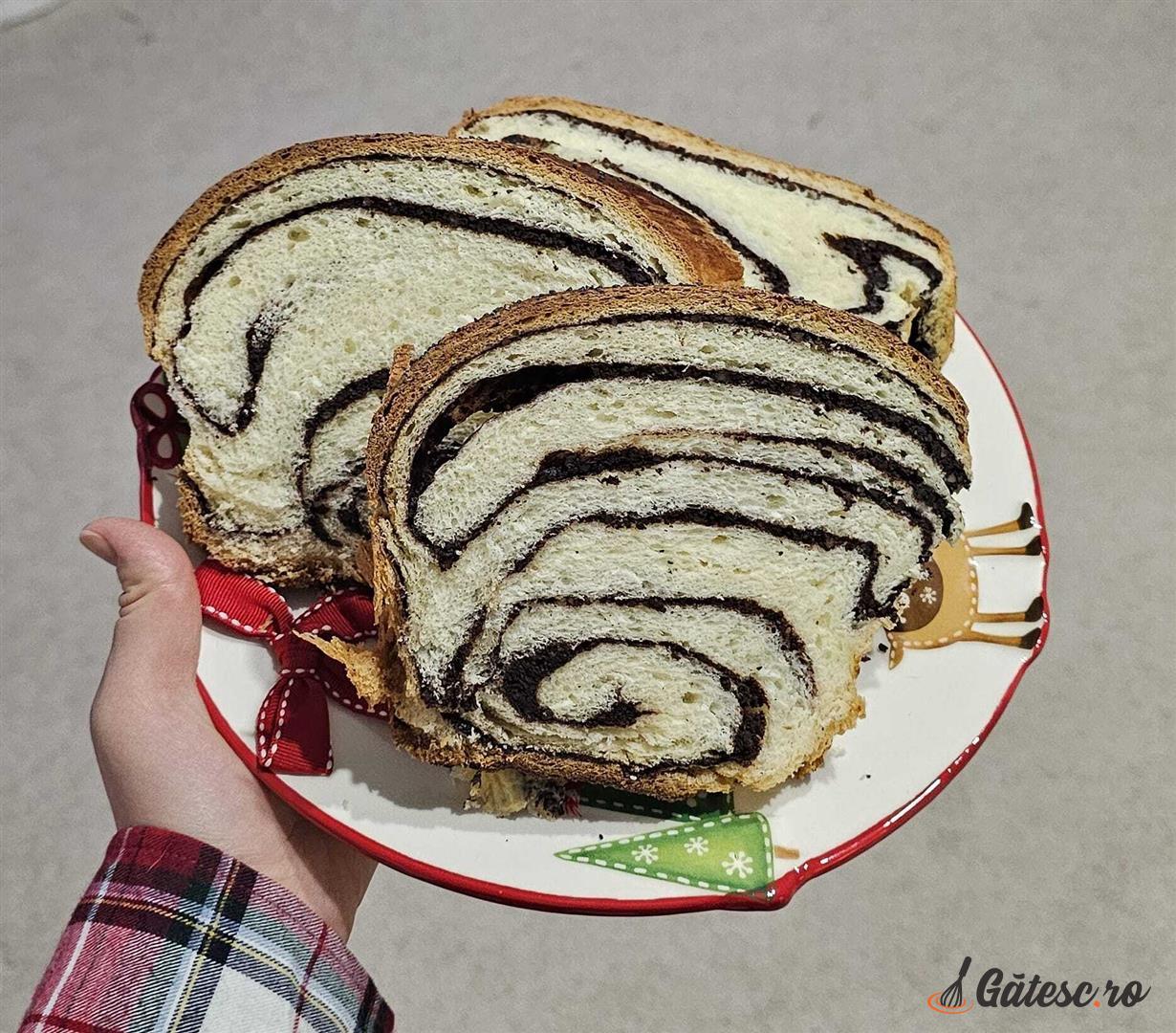 Cozonac cu nuca si cacao | Gatesc.ro